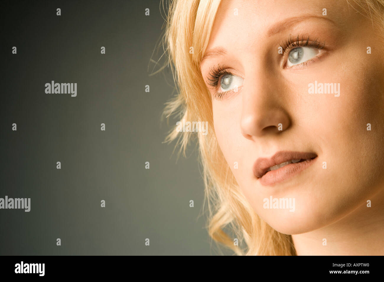Woman s head shot Stock Photo - Alamy
