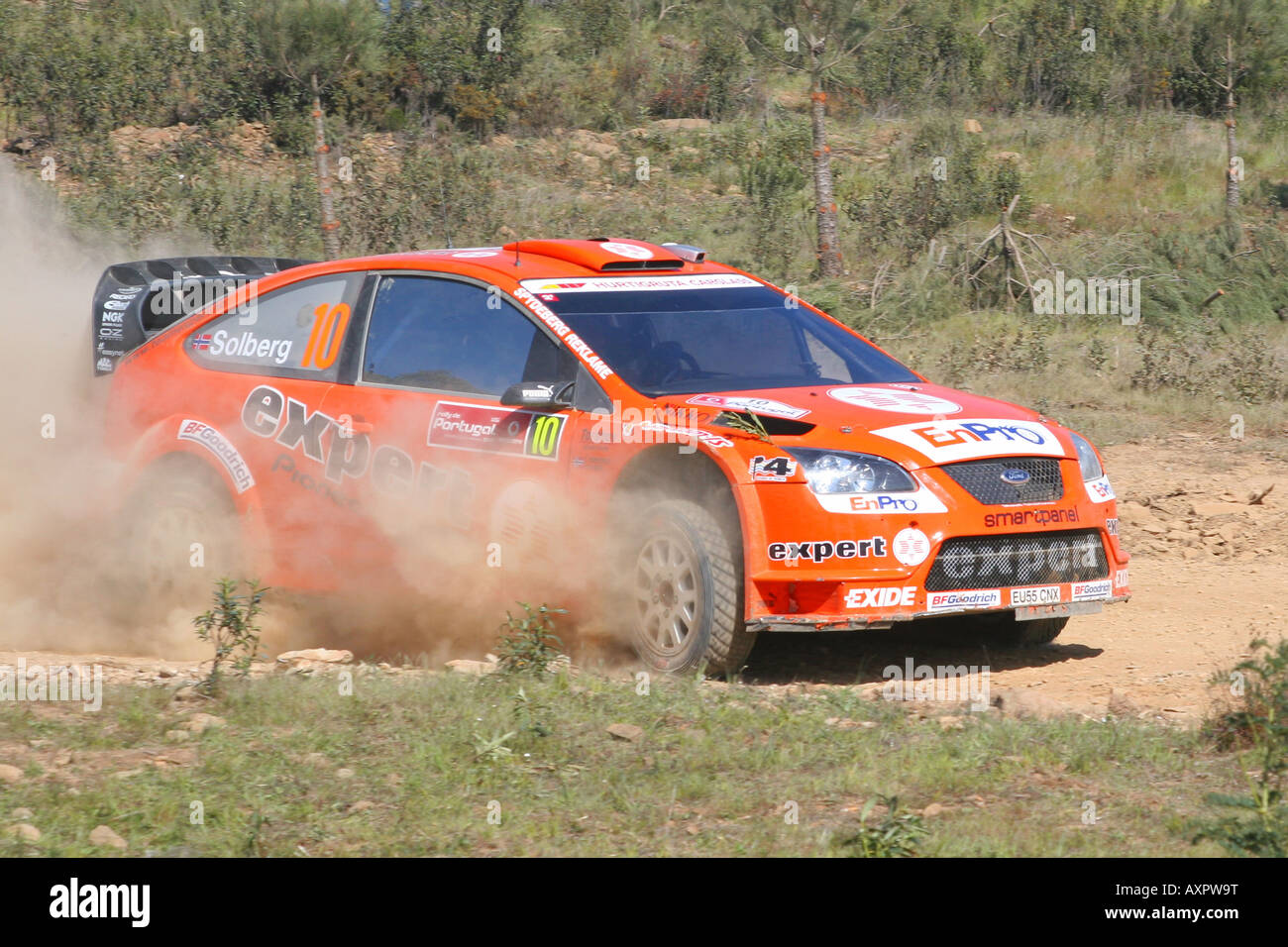 ford world rally car racing on the Portugal Rally 2007 Stock Photo - Alamy