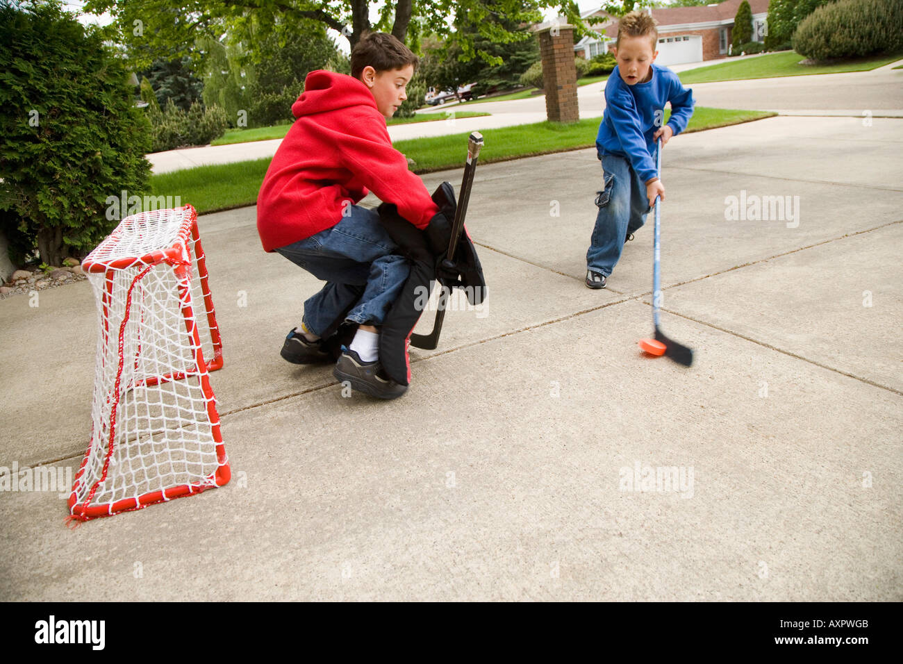 Shot on goal Stock Photo - Alamy