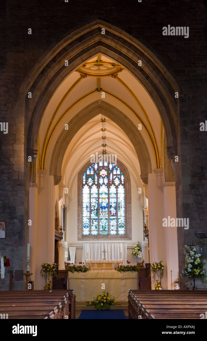 Priory church abergavenny interior hi-res stock photography and images ...