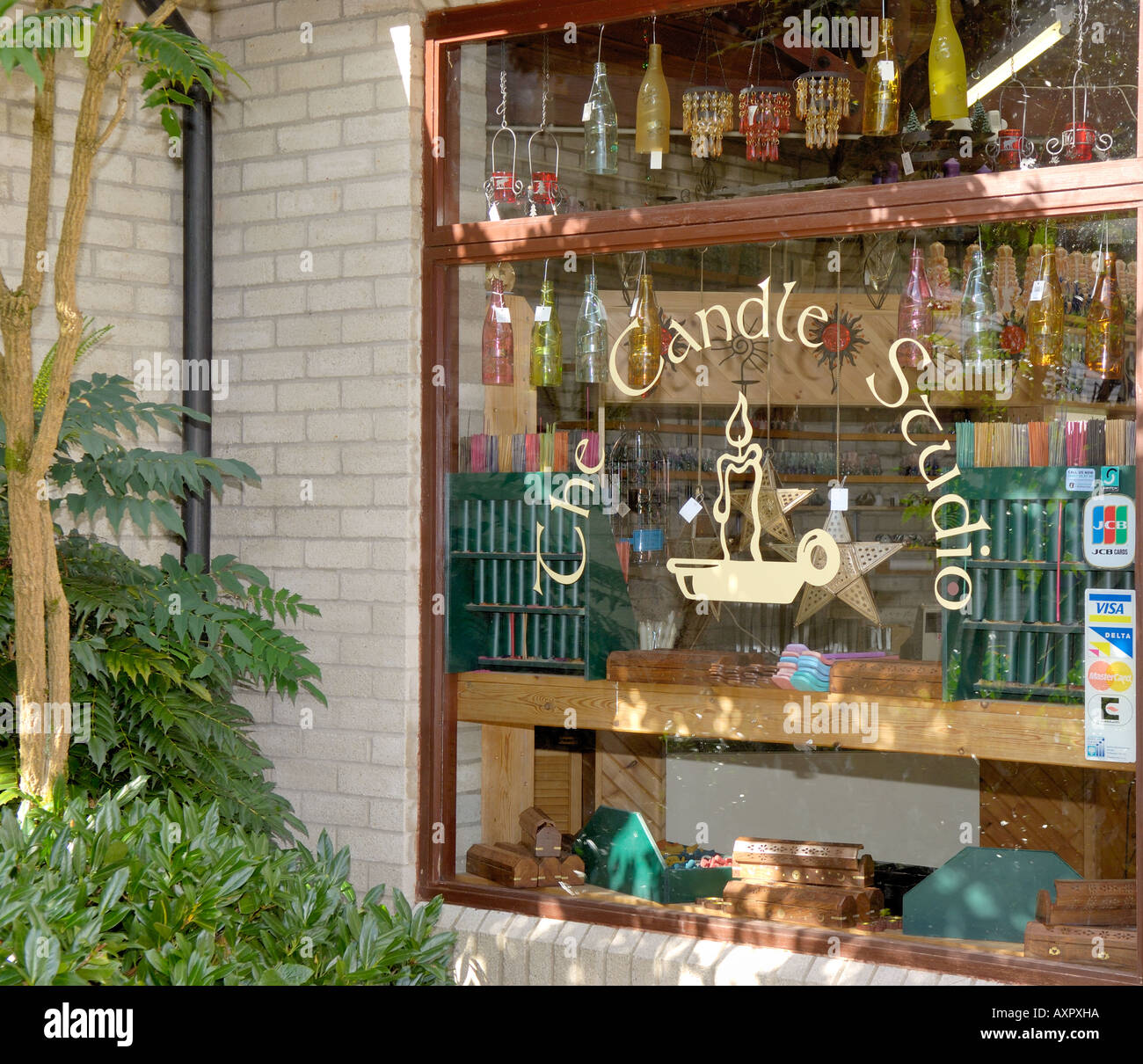 Candle Studio Corris Craft Centre North West Wales Stock Photo - Alamy