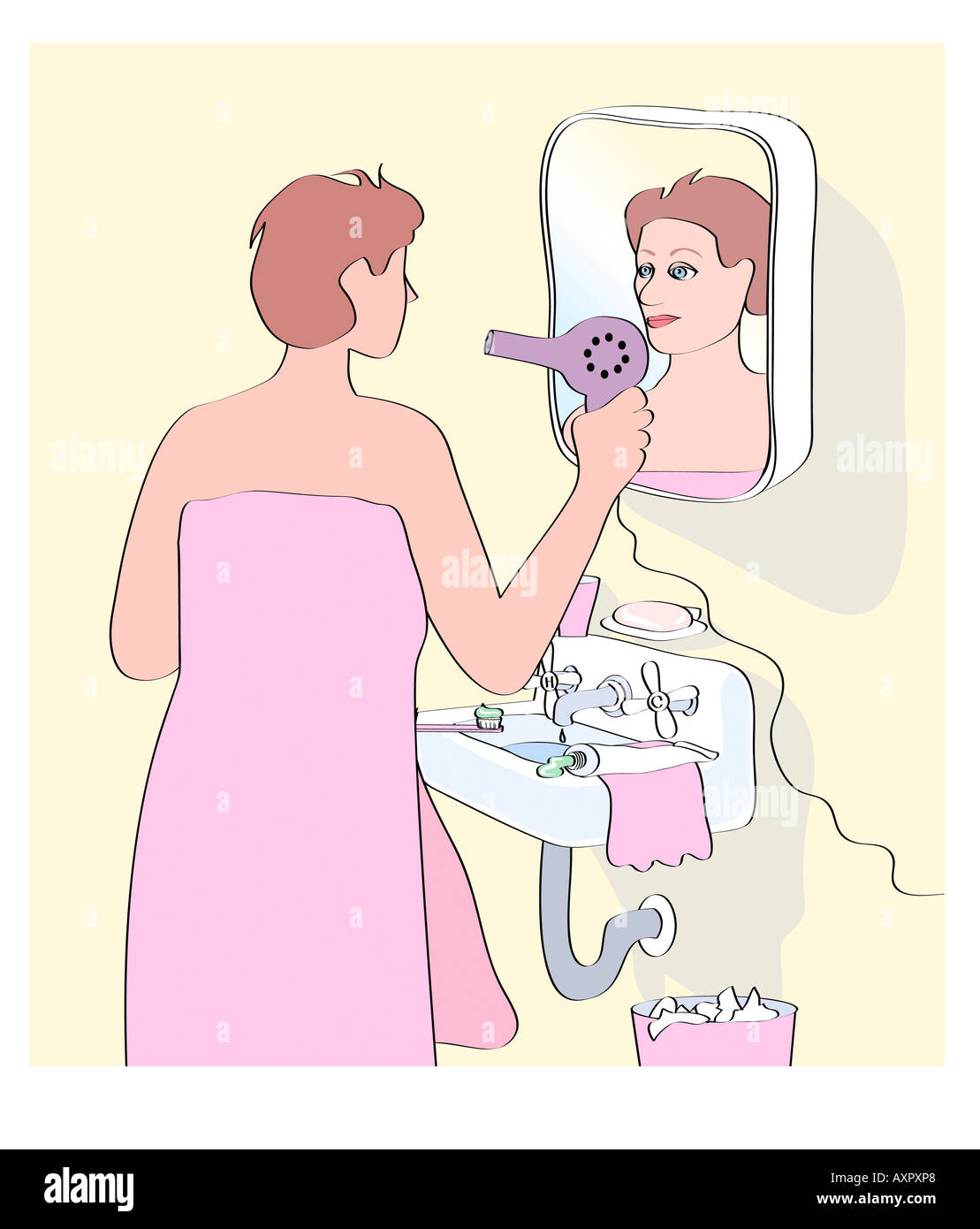 Beauty routine graphics hi-res stock photography and images - Alamy