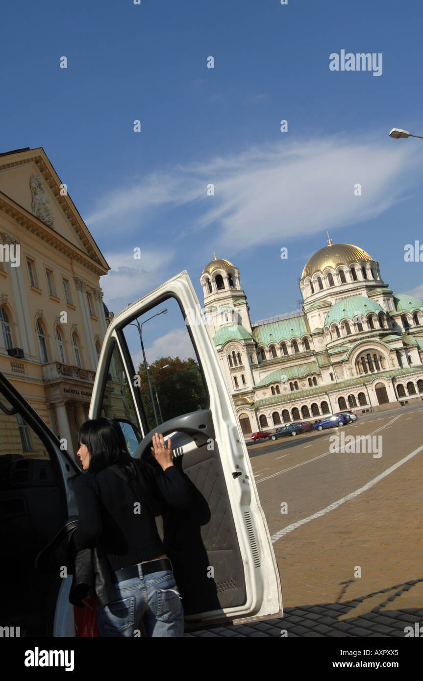 Sofia, Alexander Nevski cathedral Stock Photo - Alamy