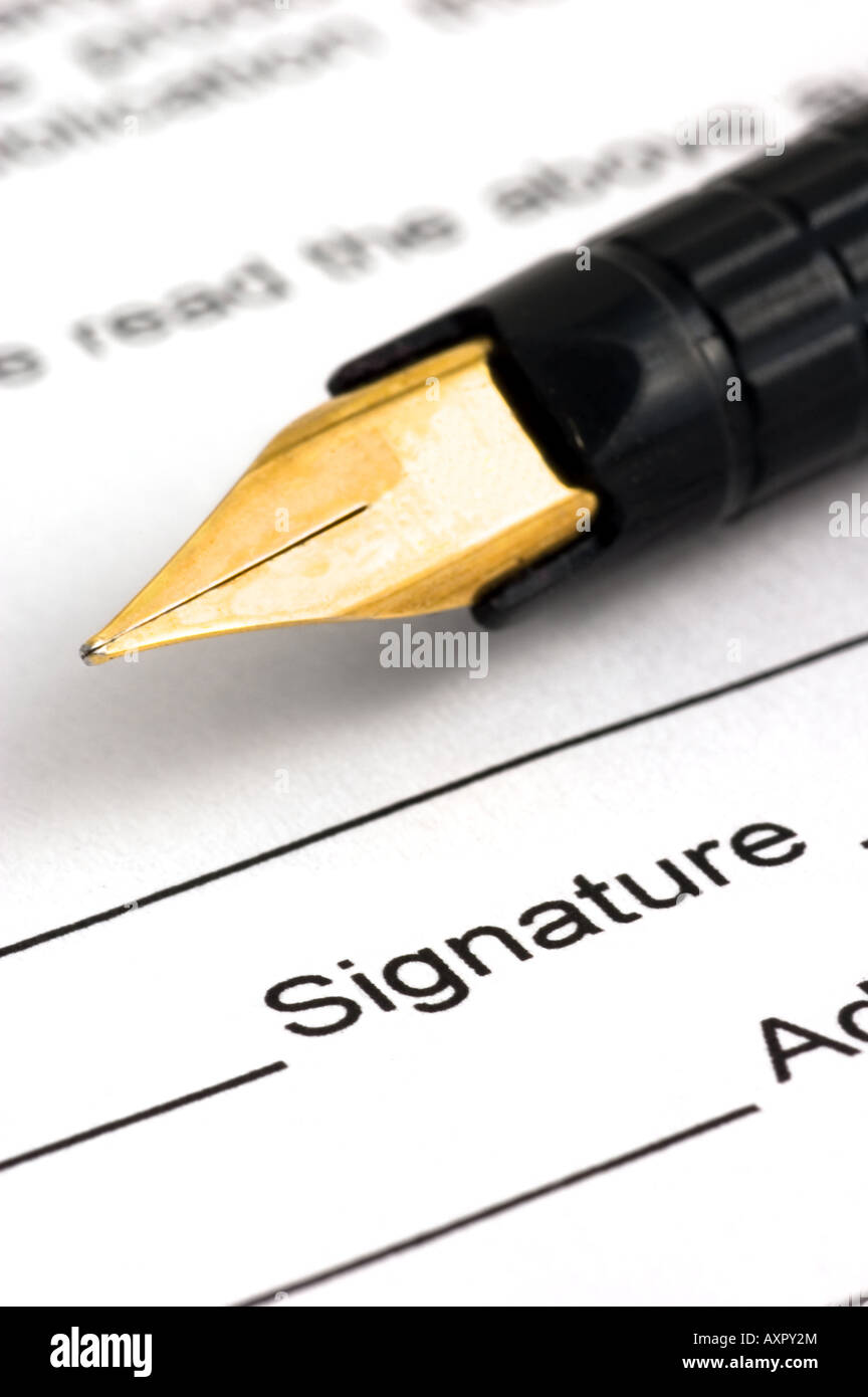 Autographing sign hi-res stock photography and images - Alamy