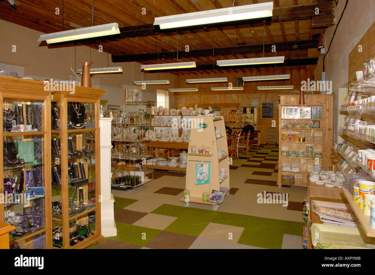 Inside Shop Meirion Mill Dinas Mawddwy North West Wales Stock Photo - Alamy