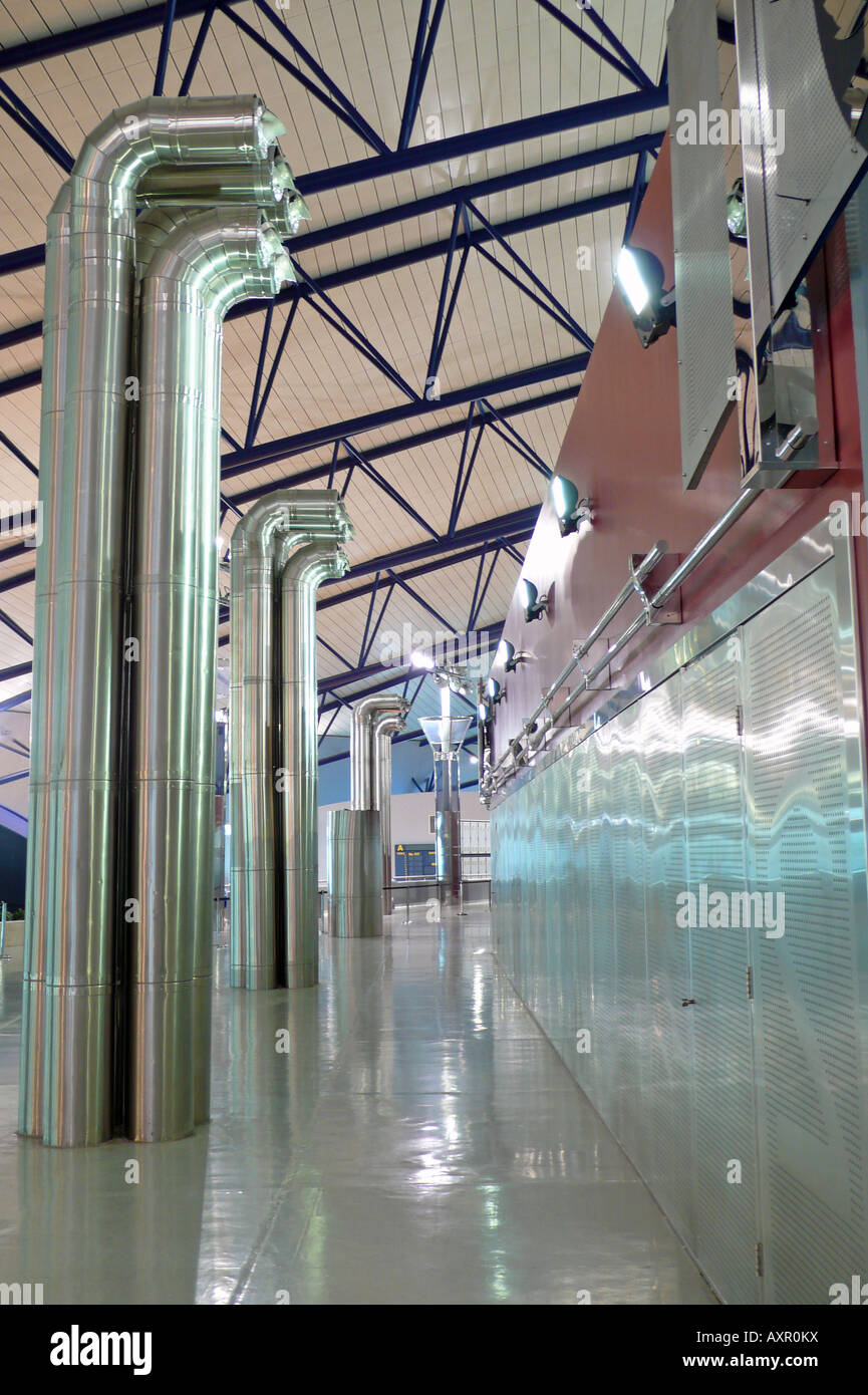 Interior of part of the Aspire Dome, Sports City, Doha, Qatar Stock ...