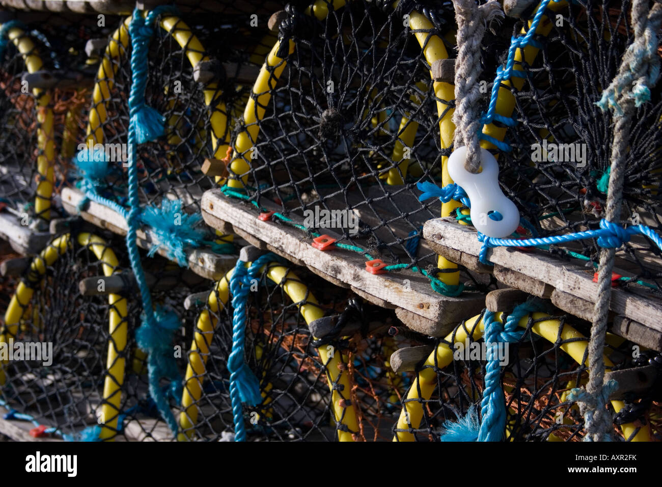 Crab creel pots hi-res stock photography and images - Alamy