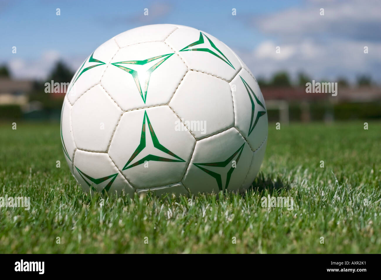 Footballs on field hi-res stock photography and images - Alamy