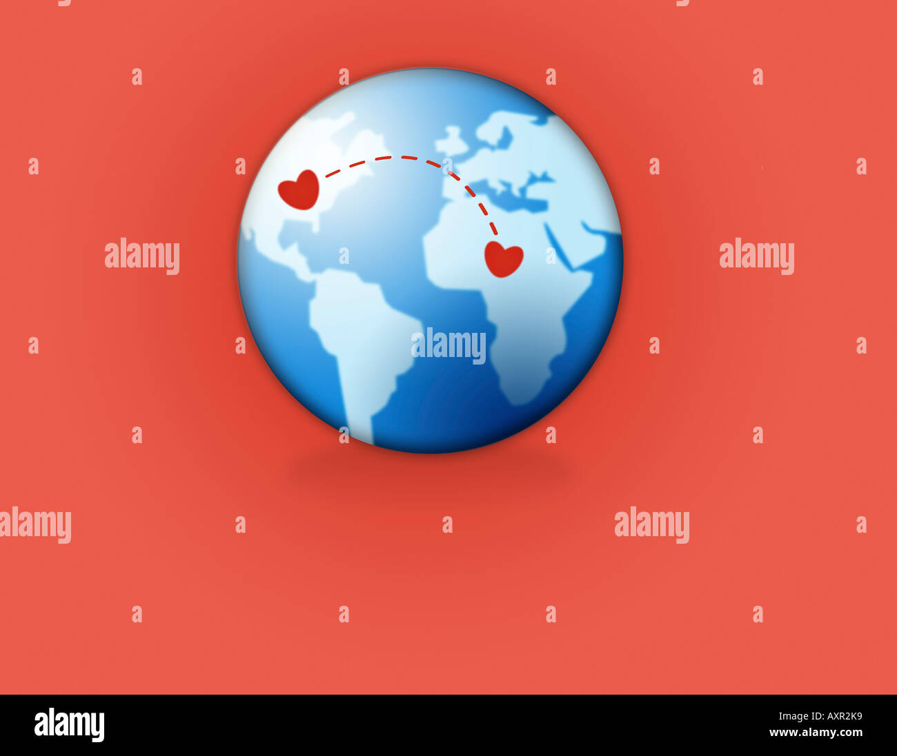 Long distance relationship Stock Photo - Alamy