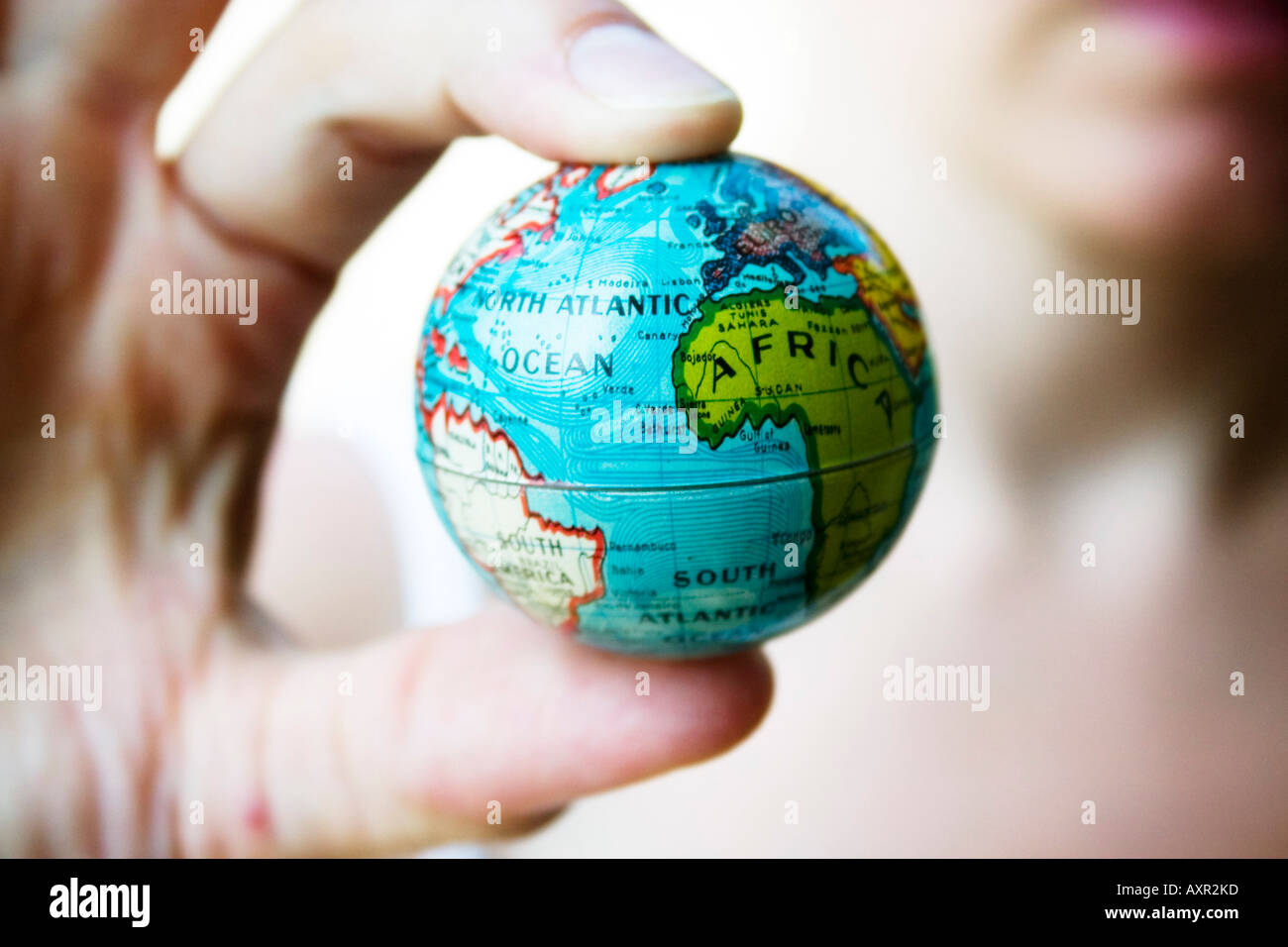 World at your finger tips Stock Photo - Alamy