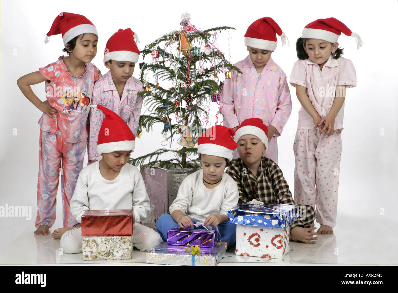 Children Celebrating Christmas