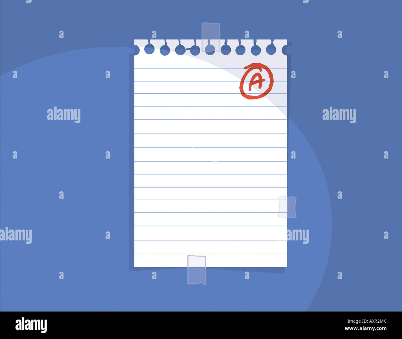 Report card illustration Stock Photo - Alamy