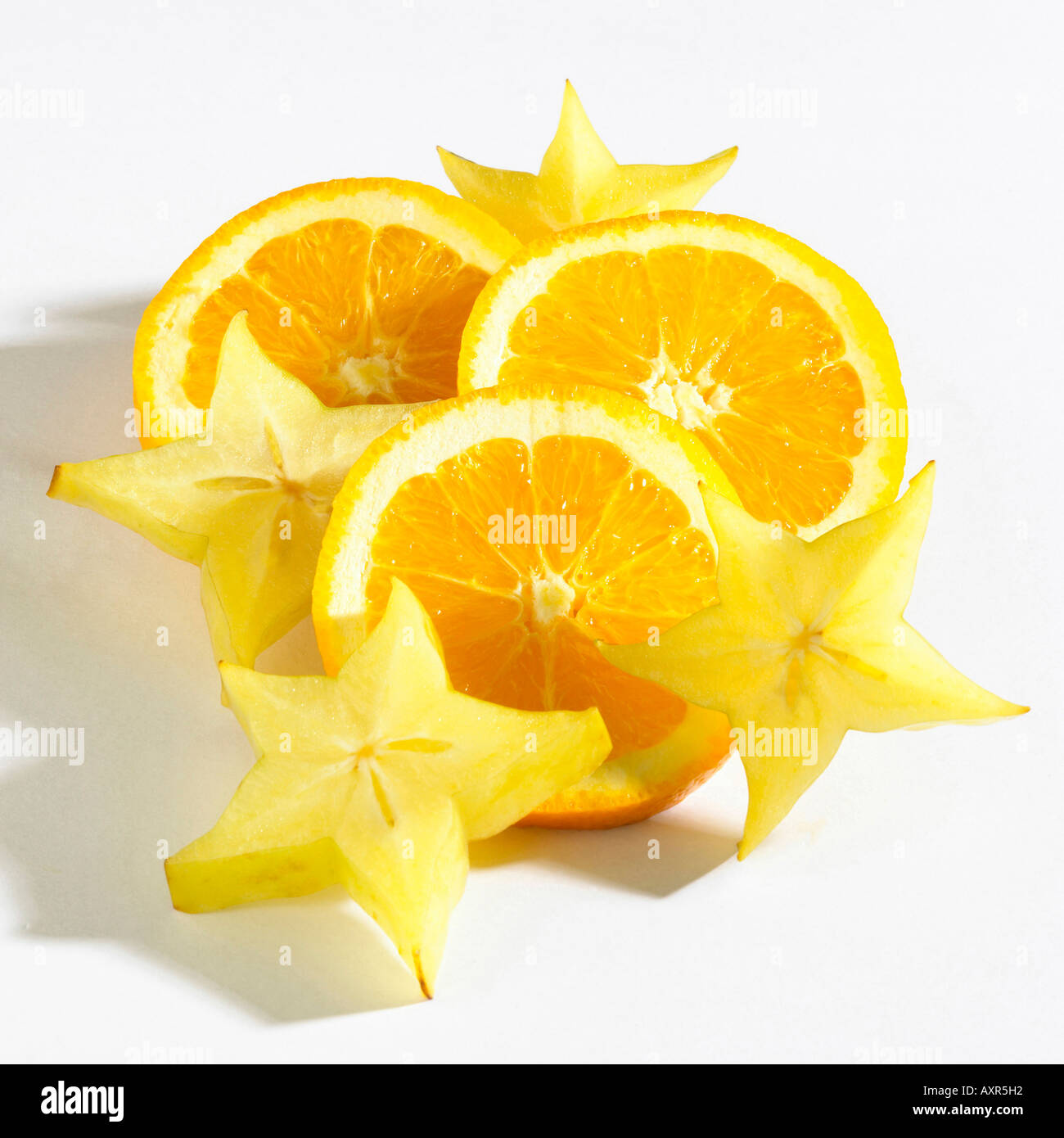 Oranges Star Fruits Stock Photo - Alamy