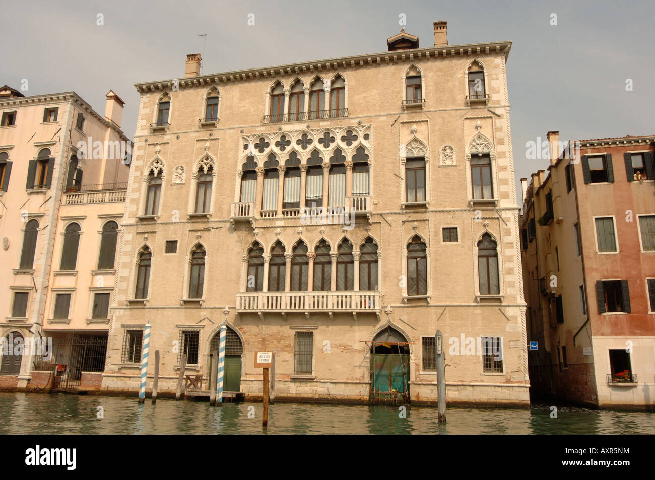 Palazzo Bernardo Canal Grande Venice Italy Stock Photo - Alamy