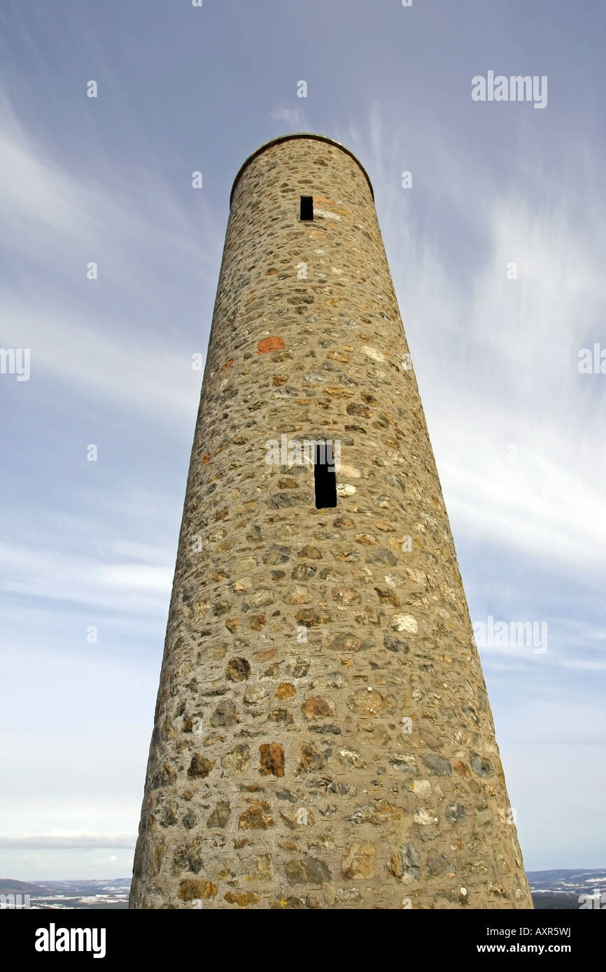 Scolty Tower at the top of Scolty Hill near Banchory, Aberdeenshire ...