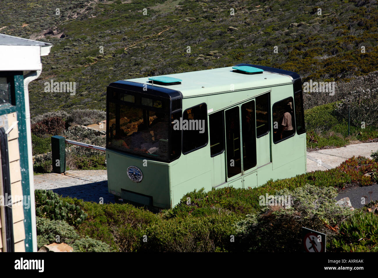 the funicular cable car table mountain national park cape town western ...