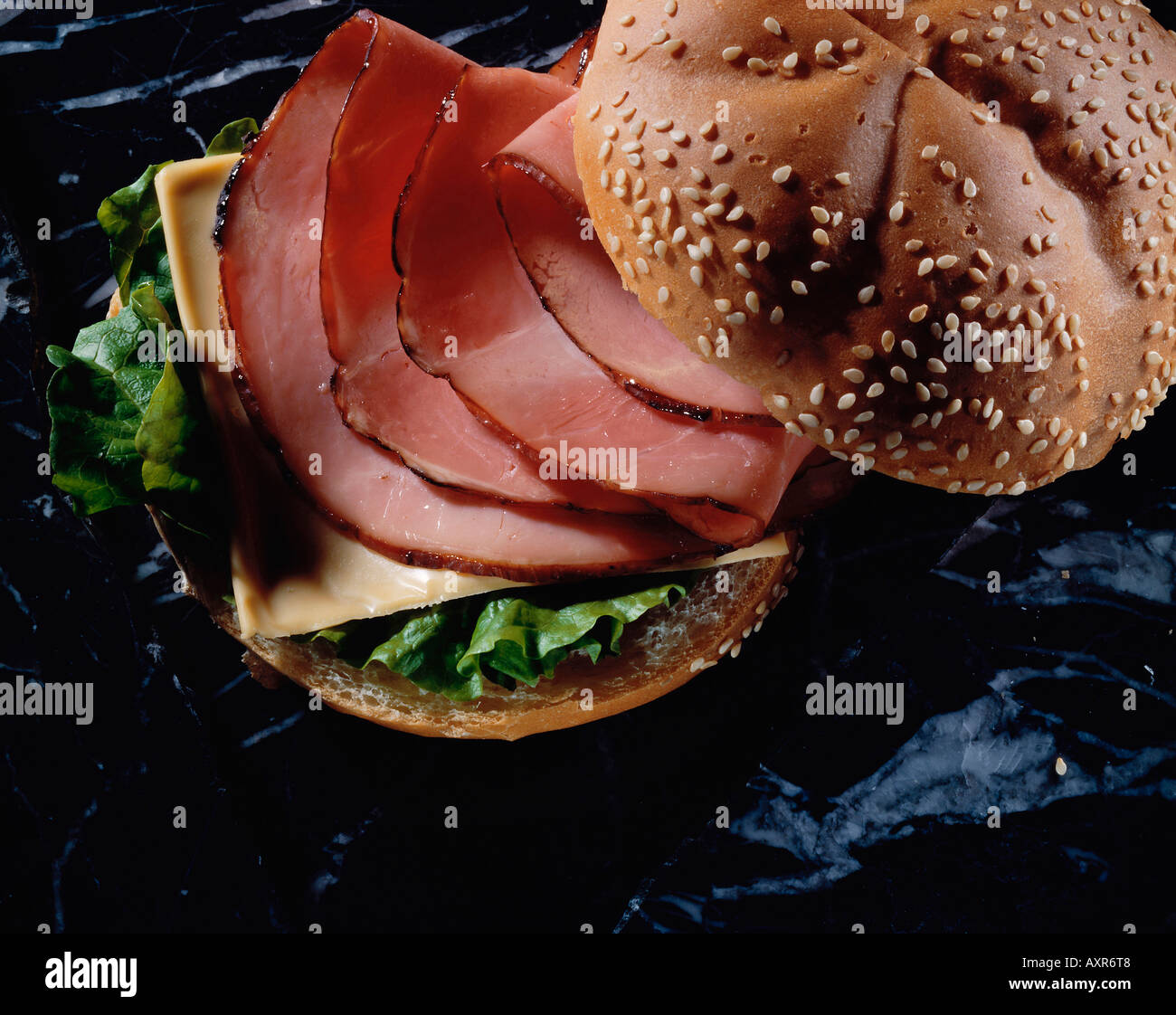 Ham and cheese sandwich Stock Photo - Alamy