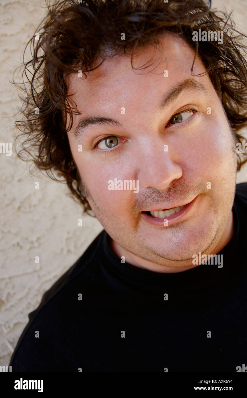 Man making a face Stock Photo - Alamy