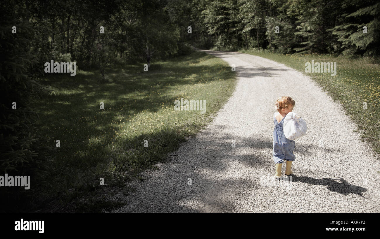 Little boy running away Stock Photo - Alamy
