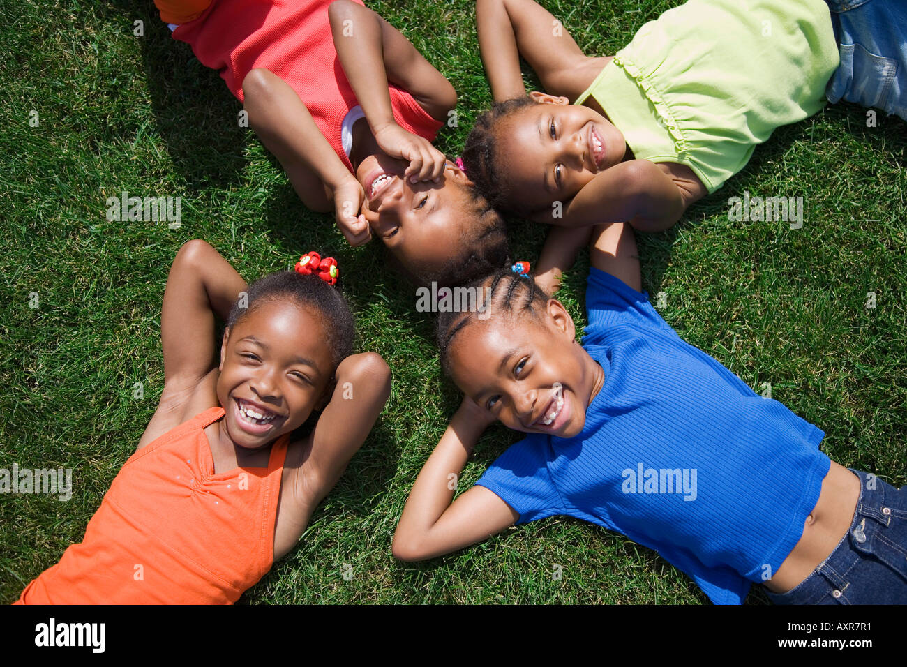 Children in a circle Stock Photo - Alamy