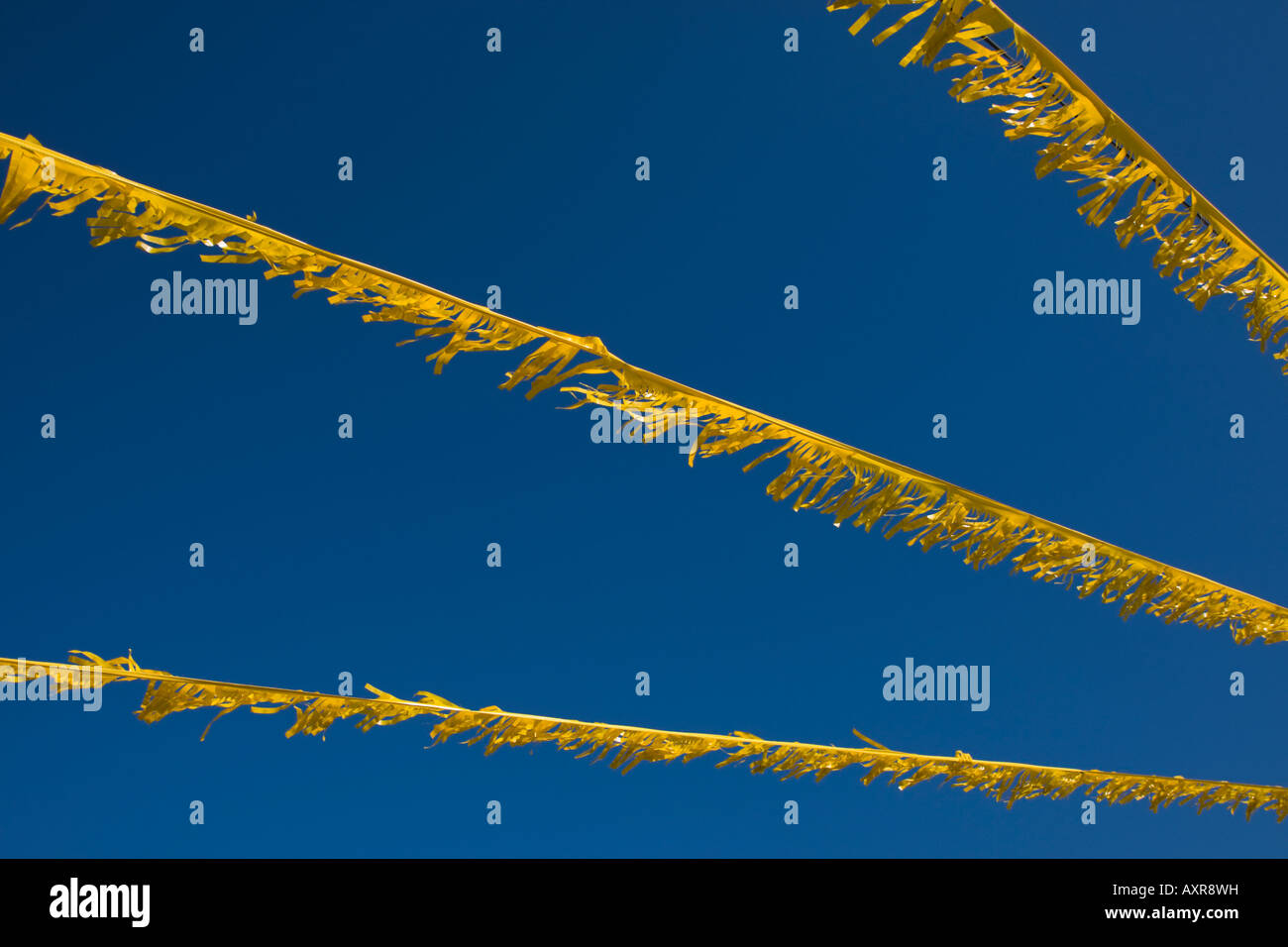 Streamers waving in a breeze Stock Photo - Alamy