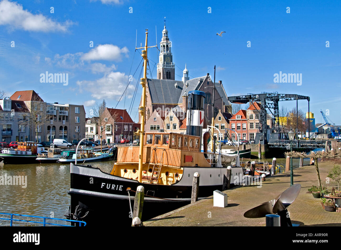 Netherlands South Holland Zuid Holland Maassluis Furie steamboat ...