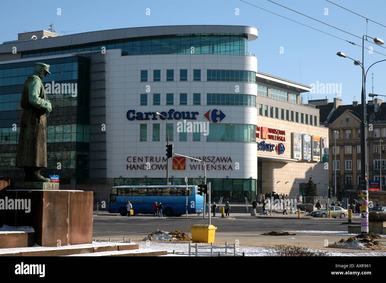 Carrefour hypermarket in Warsaw Poland Stock Photo - Alamy