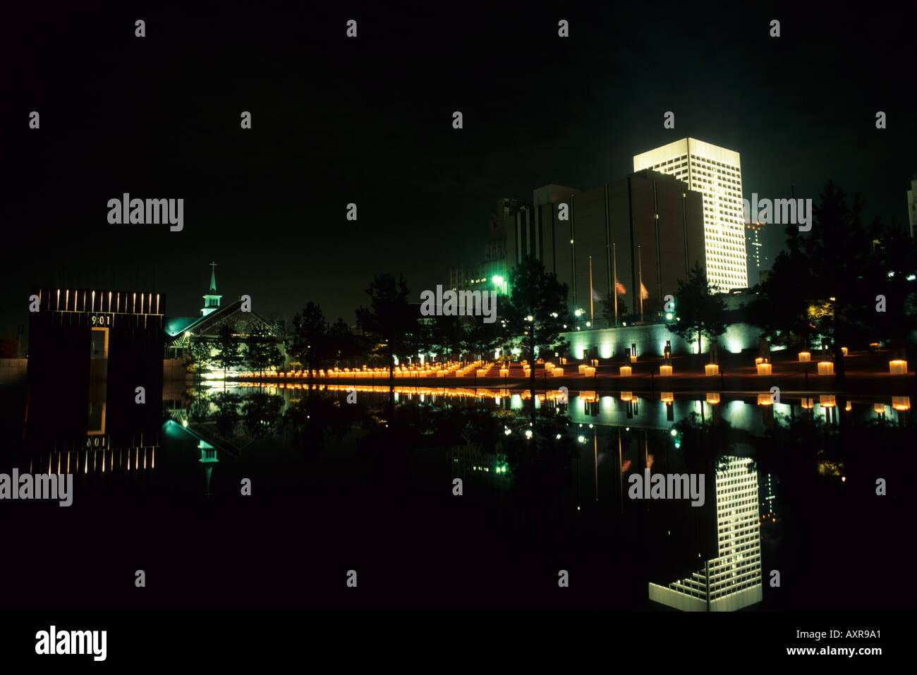 Oklahoma City National Memorial for the April 19 1995 bombing of the ...