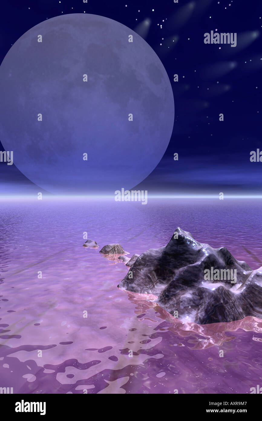 Cosmic landscapes hi-res stock photography and images - Alamy