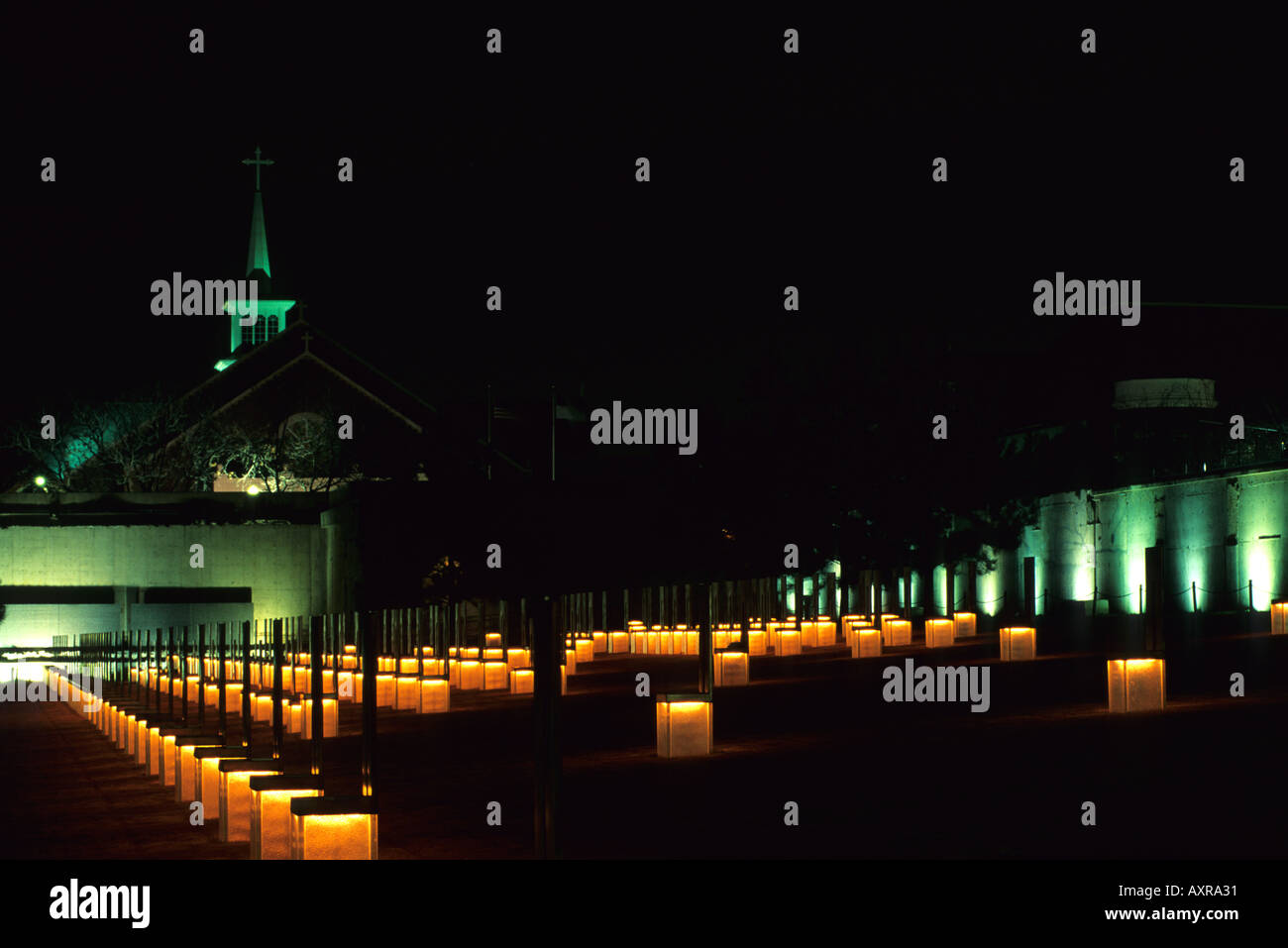 Oklahoma City National Memorial for the April 19 1995 bombing of the ...