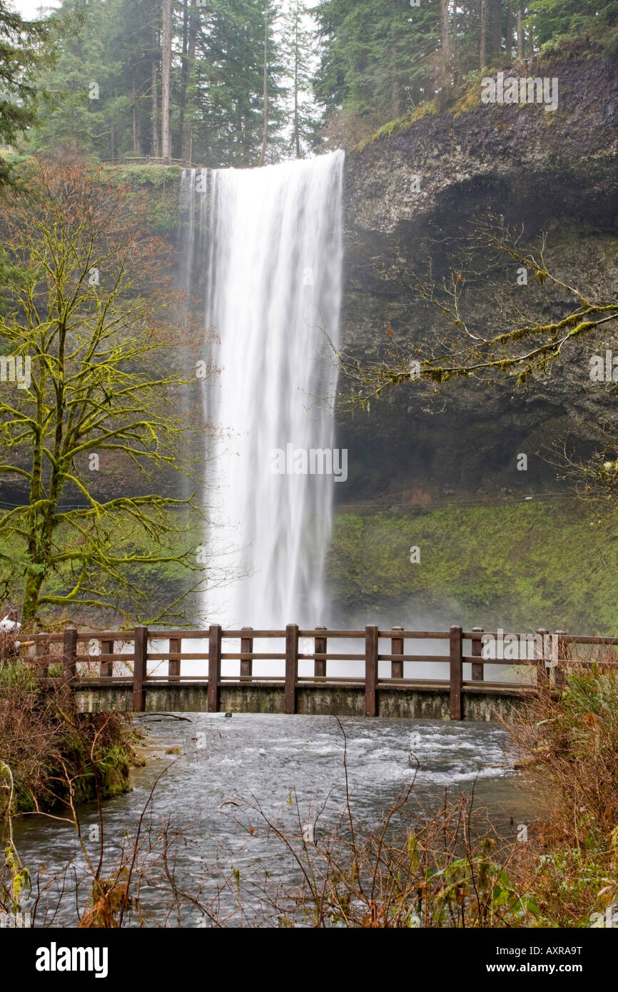 South Falls Silver Creek Falls State Park Oregon USA Stock Photo - Alamy