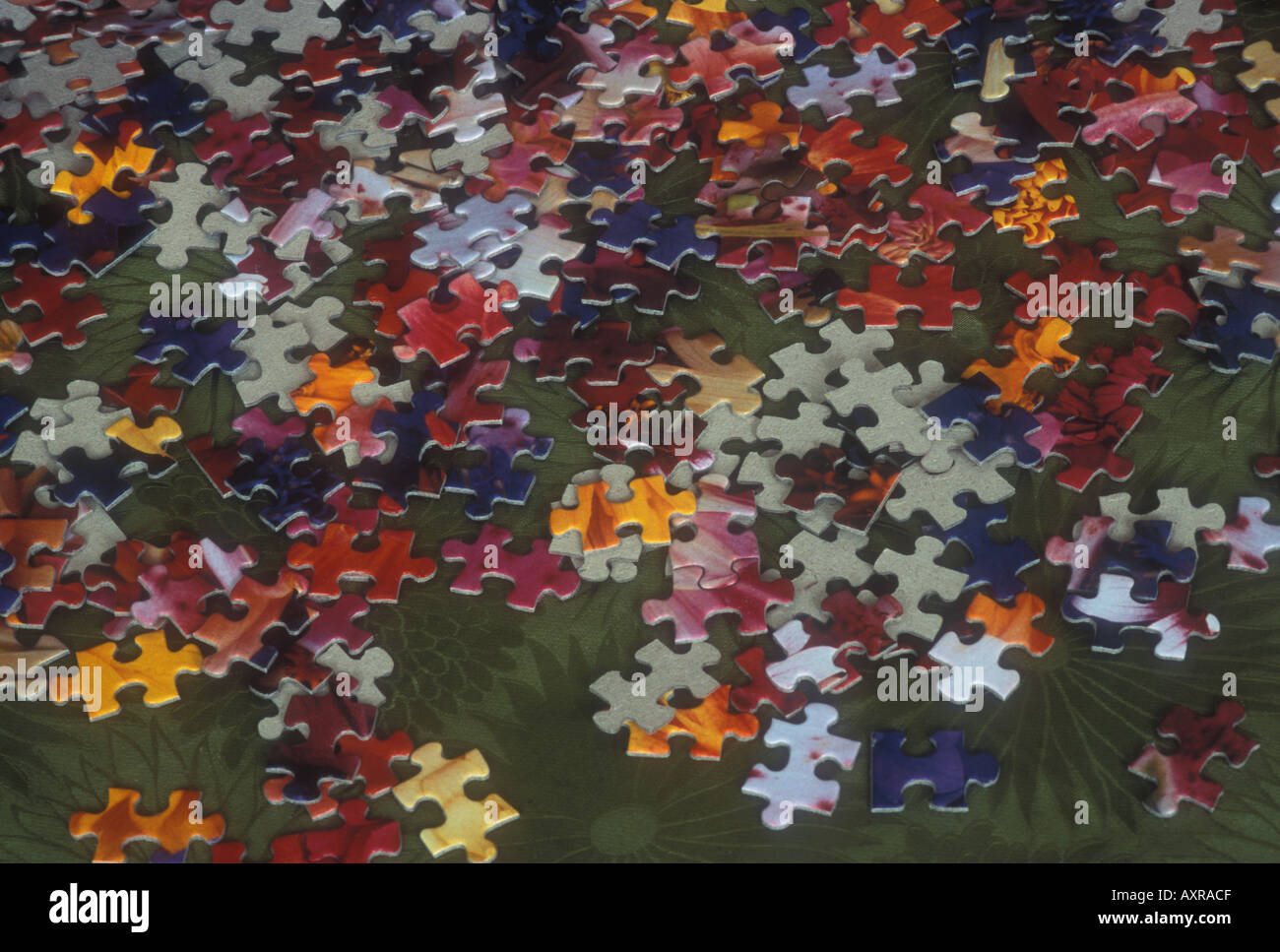Pieces of a Puzzle Stock Photo - Alamy