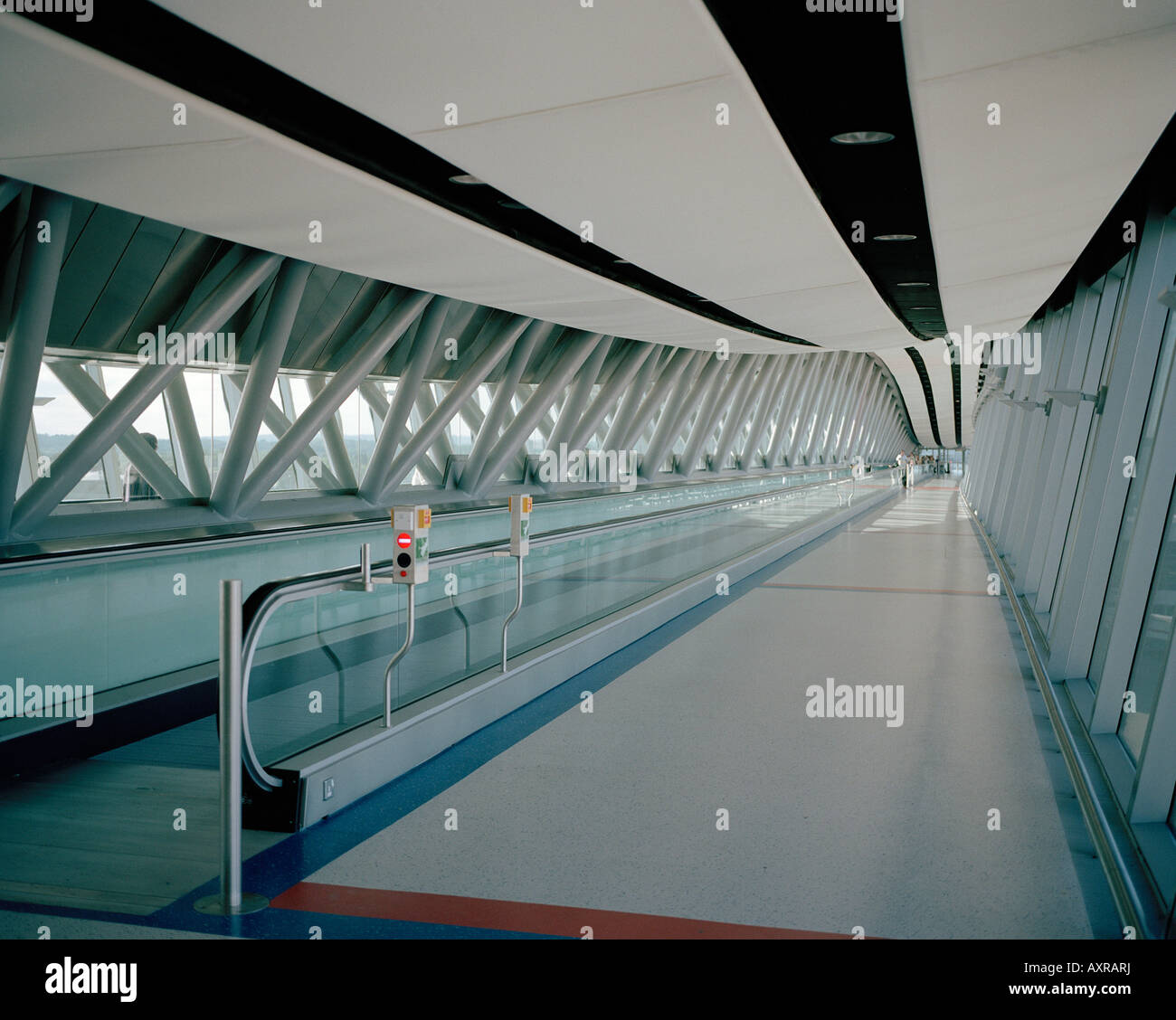 Gatwick airport bridge Stock Photo - Alamy