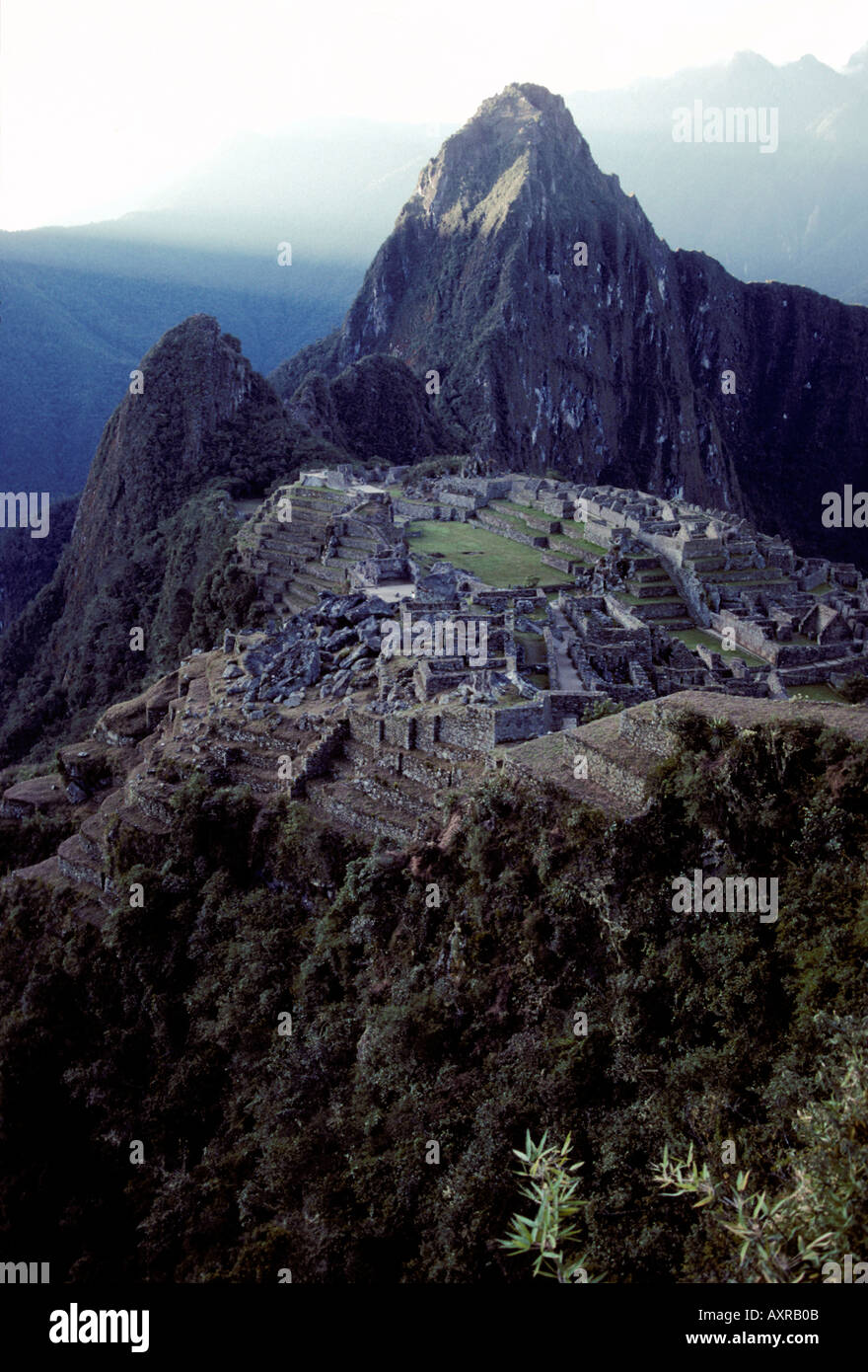Machu Picchu Inca city Peru Stock Photo - Alamy