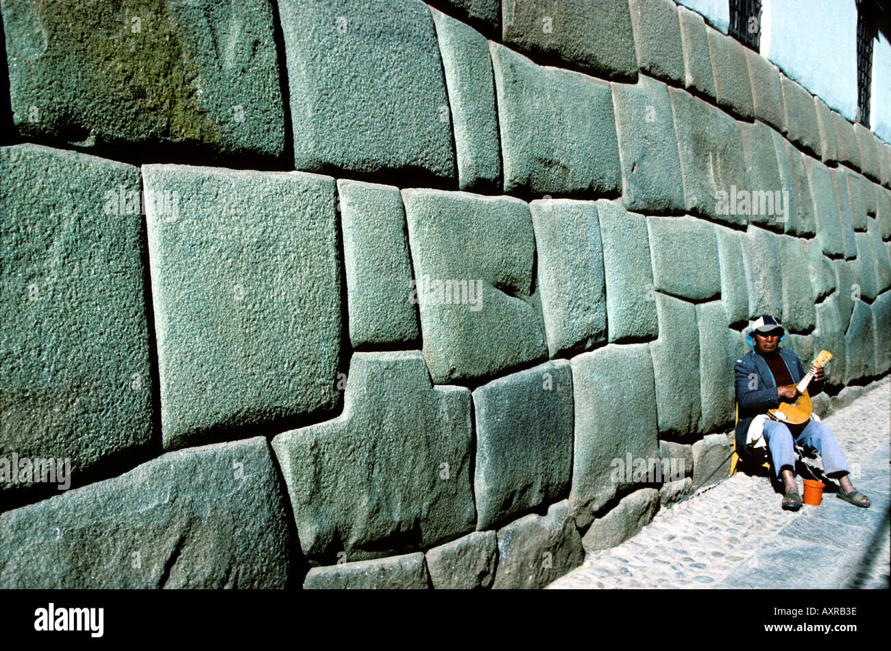 Inca Wall Cuzco Peru Stock Photo - Alamy