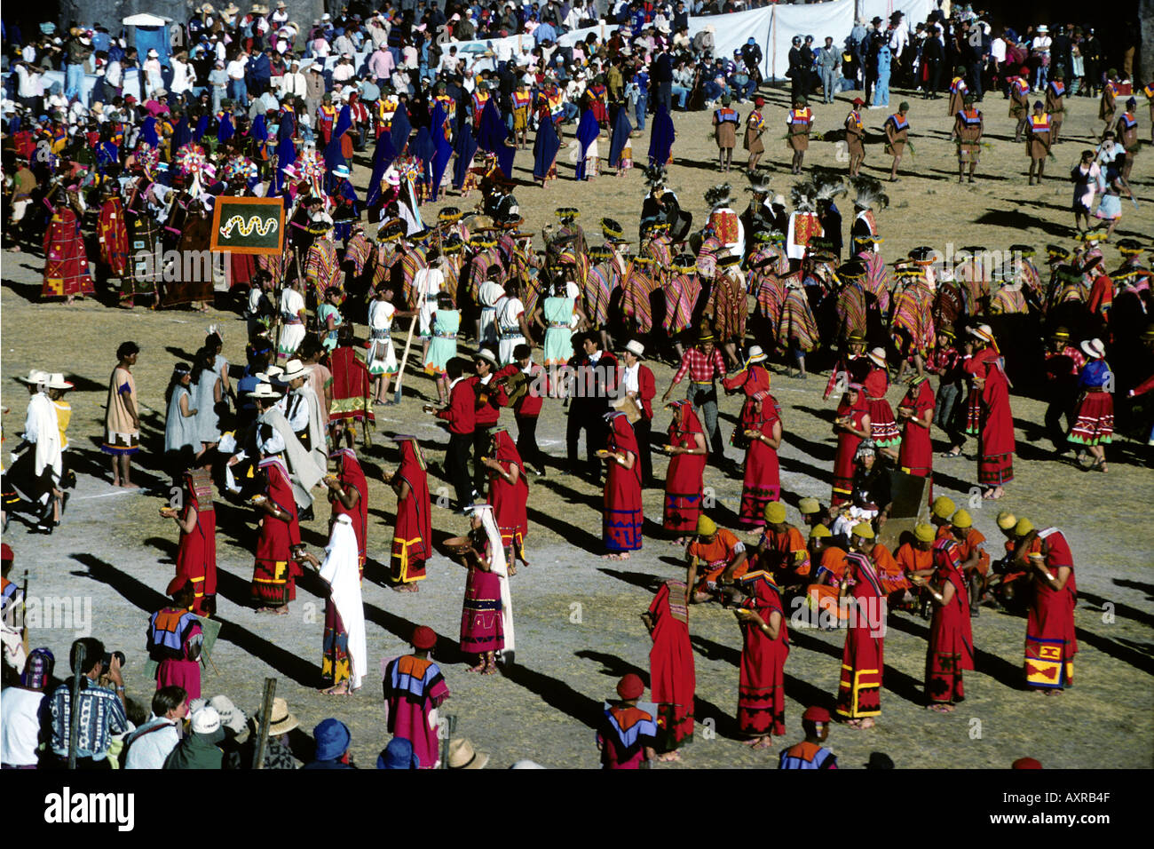 Inti Raymi ceremony Sacsayhuaman Peru Stock Photo - Alamy
