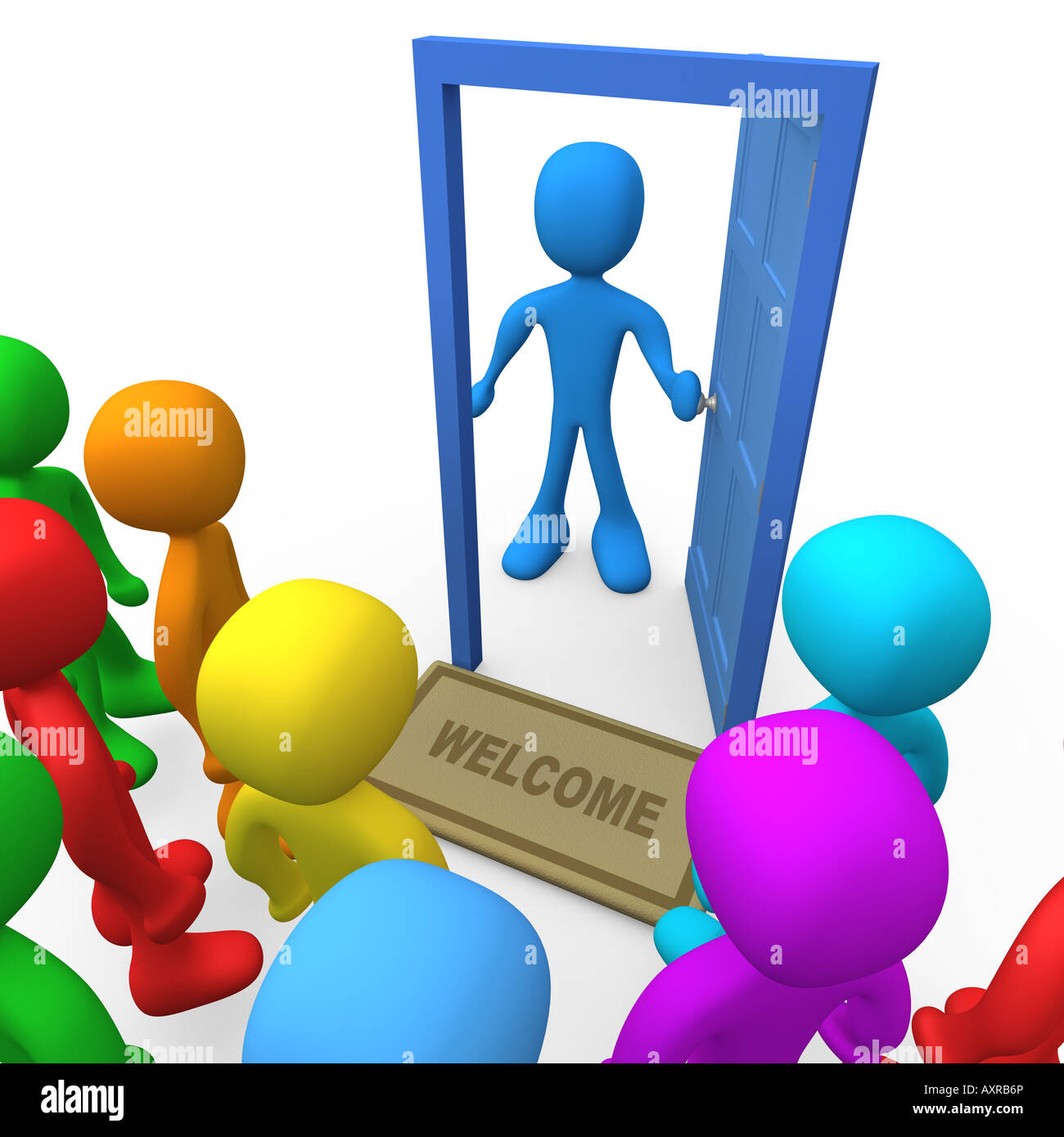 Unexpected visitor hi-res stock photography and images - Alamy