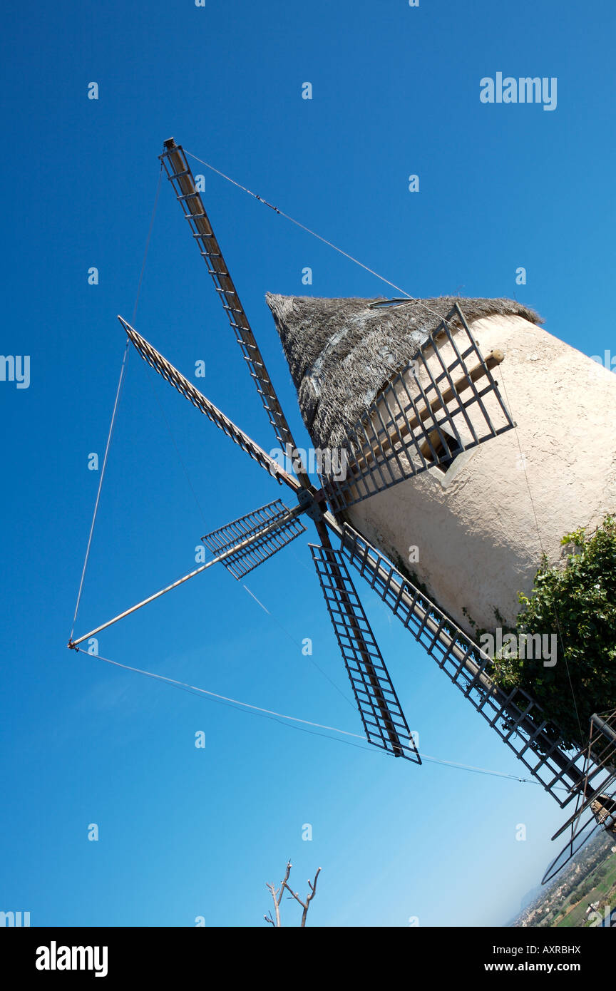 antique wind mill Stock Photo - Alamy