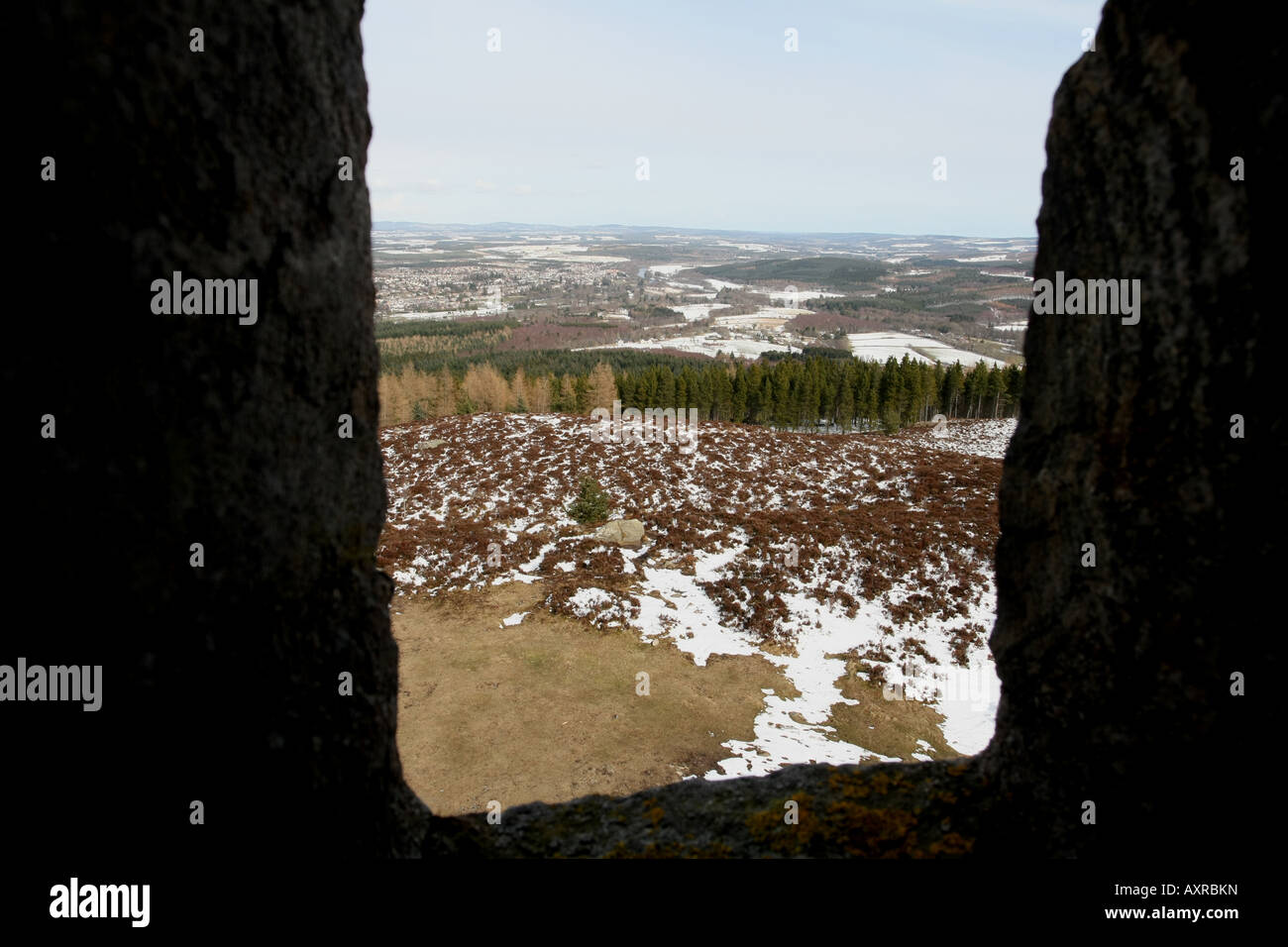 View from the top of Scolty Tower at the top of Scolty Hill near ...