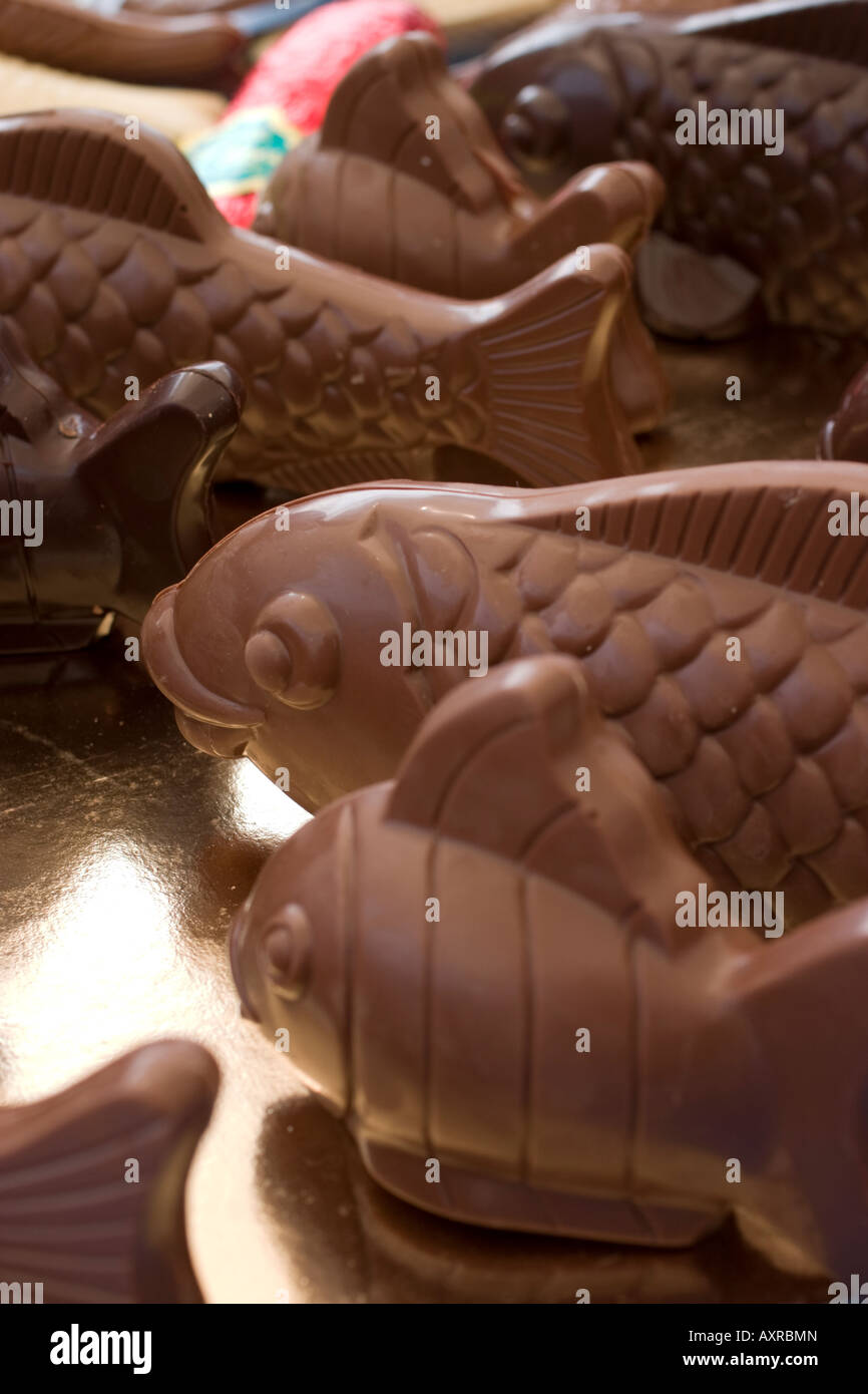 Chocolate fish milk hi-res stock photography and images - Alamy