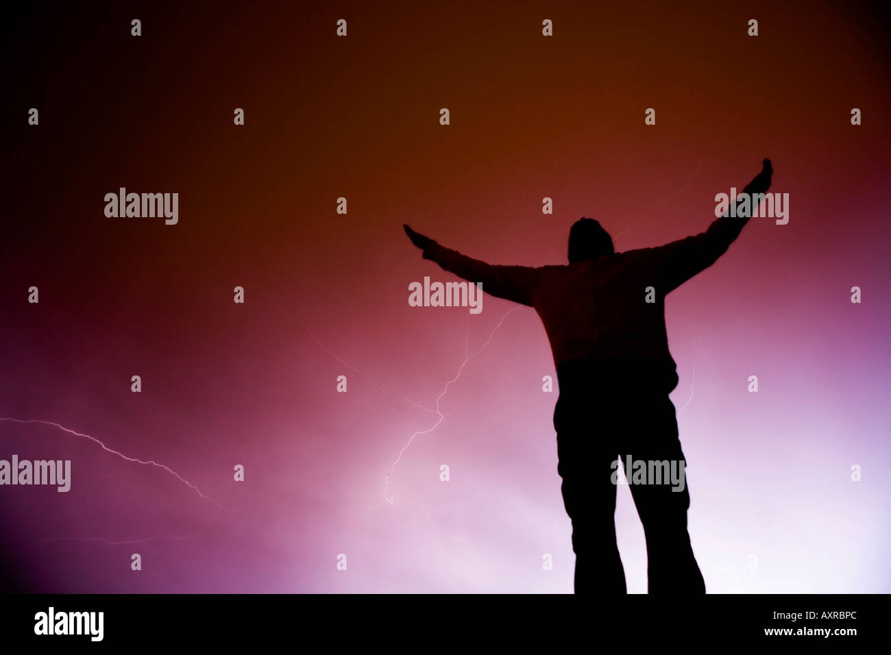 Lightning man hi-res stock photography and images - Alamy