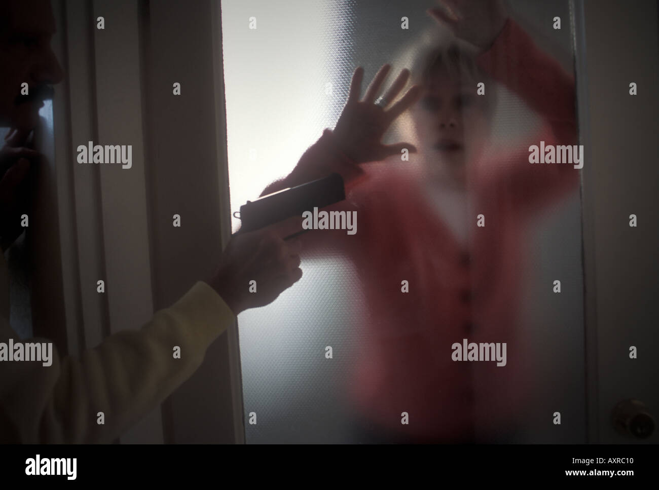 Hands against glass door hi-res stock photography and images - Alamy