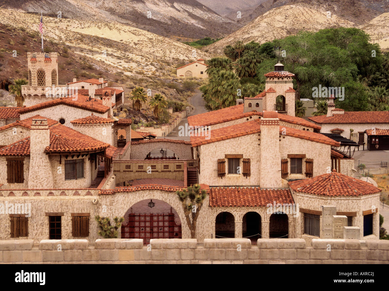 California Death Valley National Park Scotty's Castle Stock Photo - Alamy