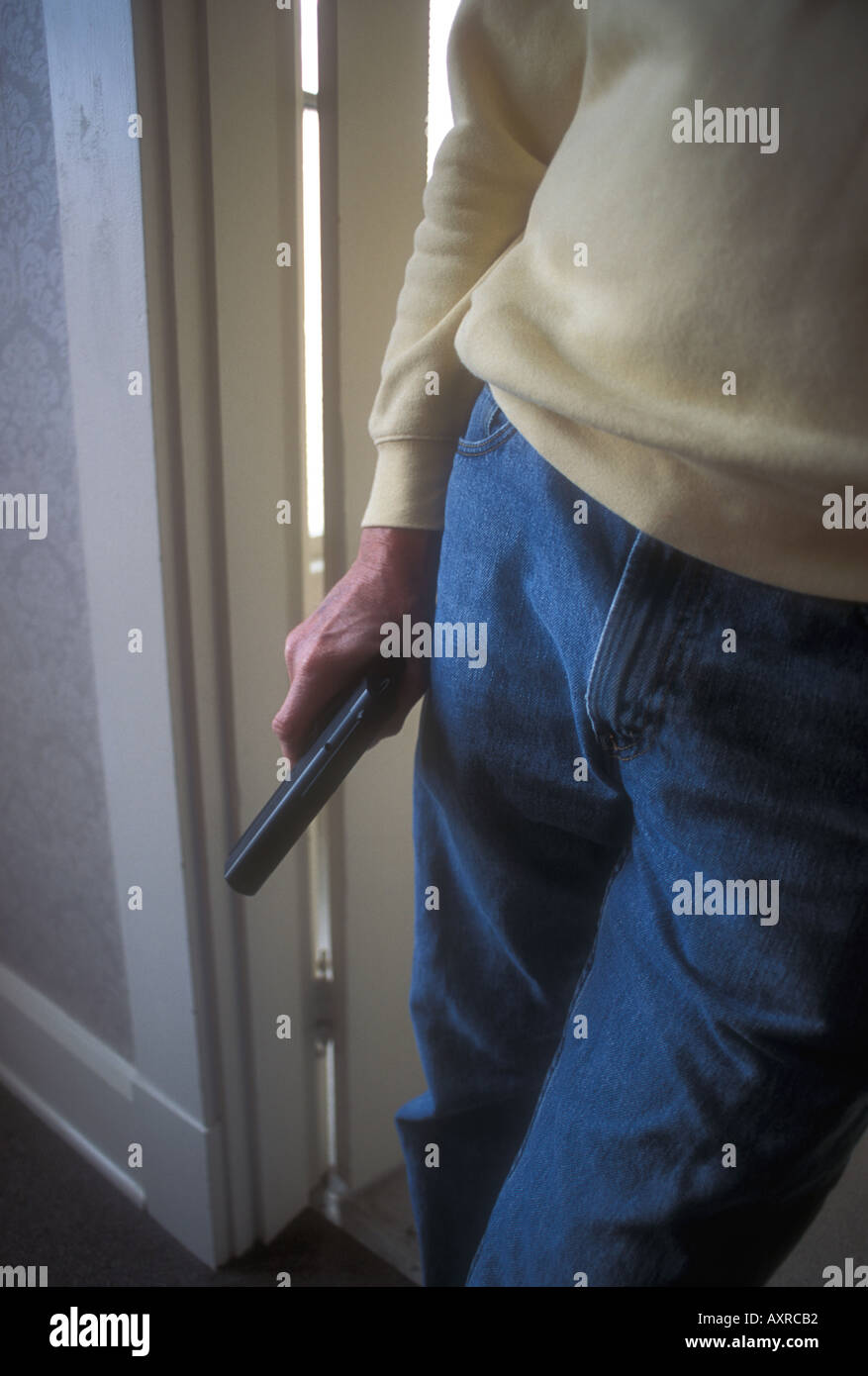 Gunman armed pistol gun hi-res stock photography and images - Alamy