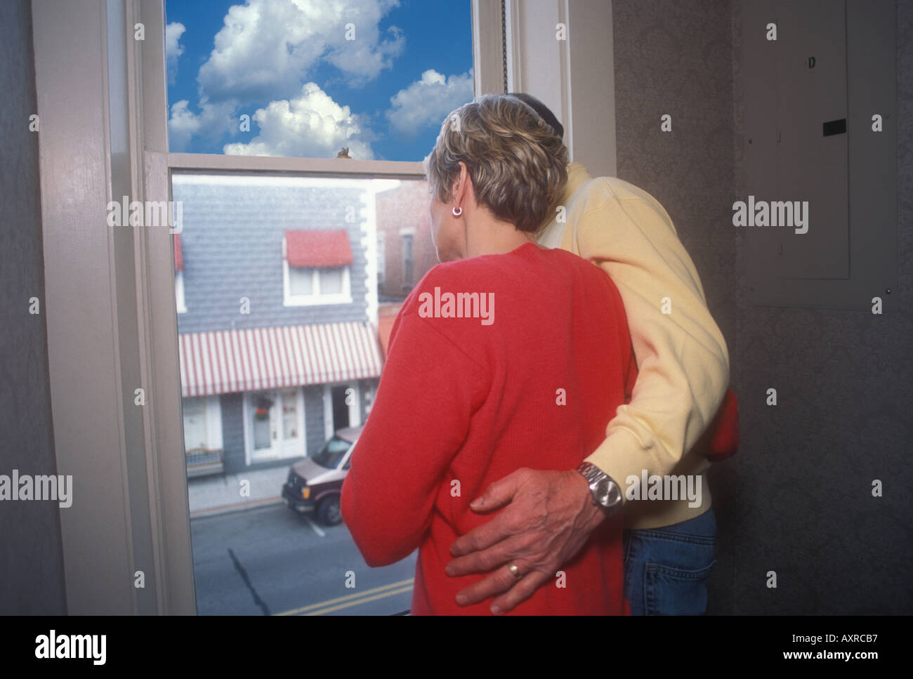 We look out for each other hi-res stock photography and images - Alamy