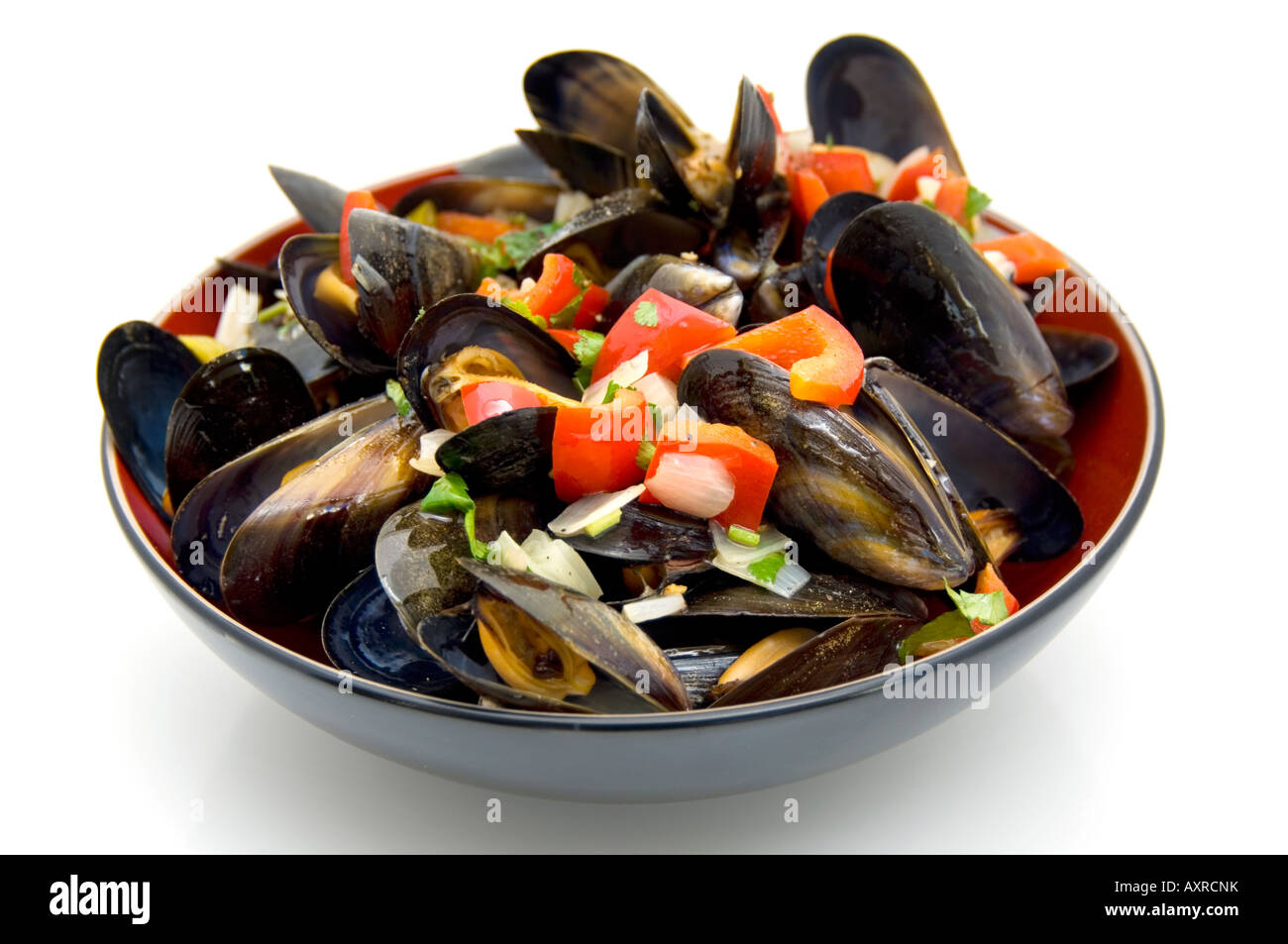 bowl of mussels Stock Photo - Alamy