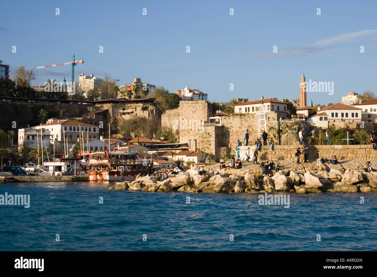 Antalya Harbour and Marina Stock Photo - Alamy