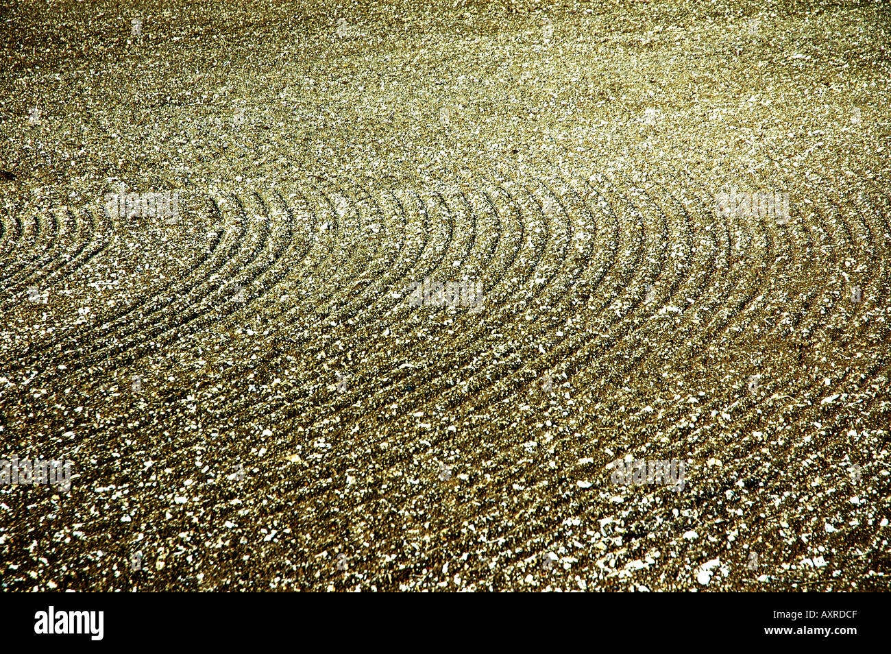 Patterns in the soil on a ploughed field late afternoon Stock Photo - Alamy