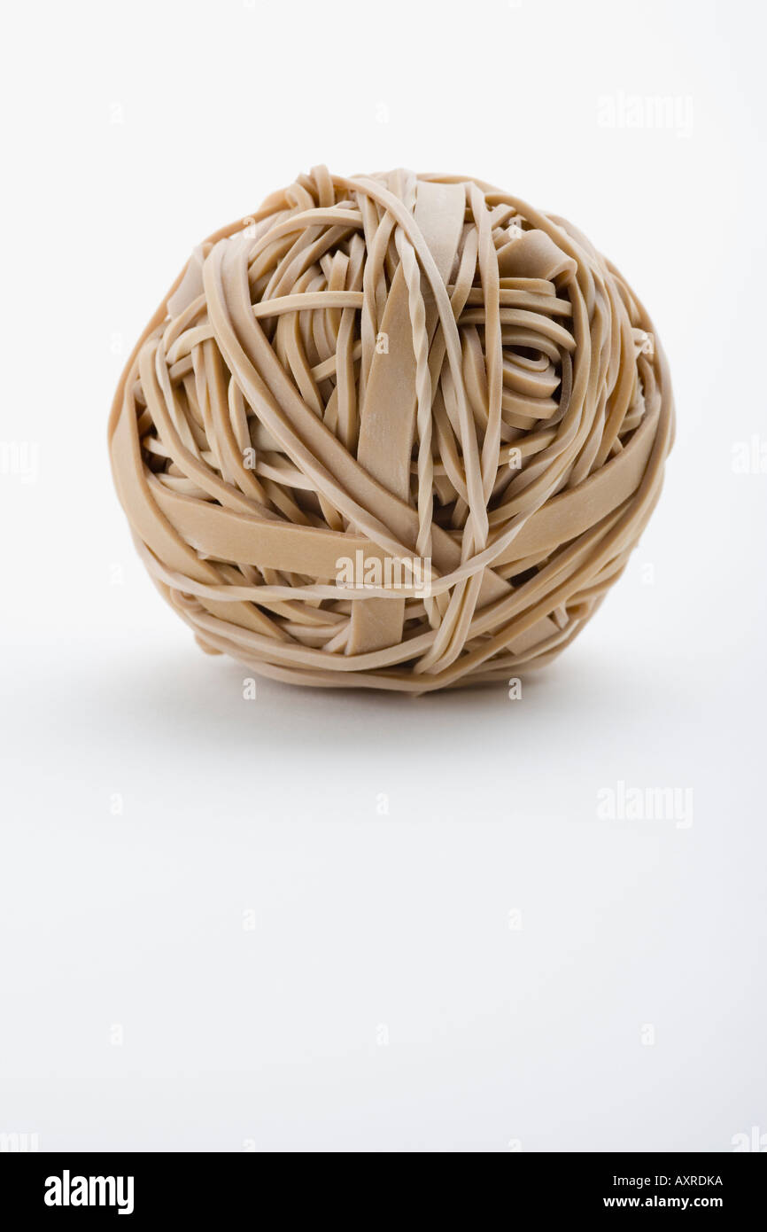 Elastic band ball Stock Photo - Alamy
