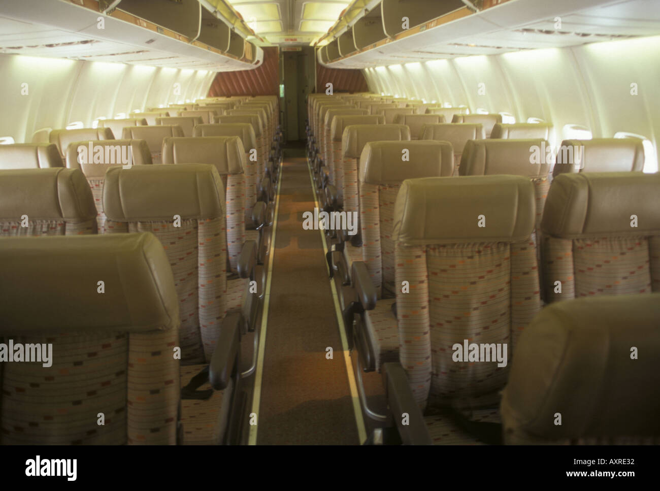 Empty Passenger Airplane Stock Photo - Alamy